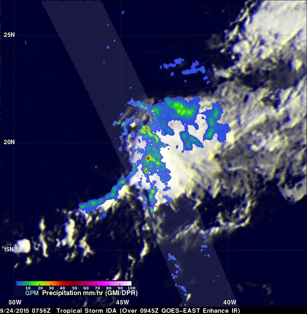 Meandering Ida's Precipitation Measured By GPM | NASA Global ...